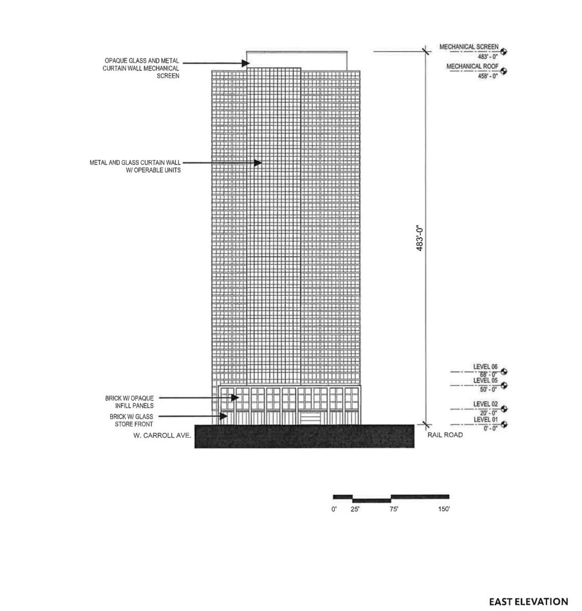 Sterling Bay plans 45-story residential tower at 345 N. Aberdeen | Urbanize Chicago
